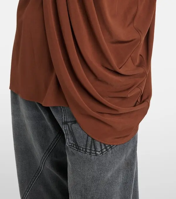 JW Anderson Draped Halterneck Crepe Top