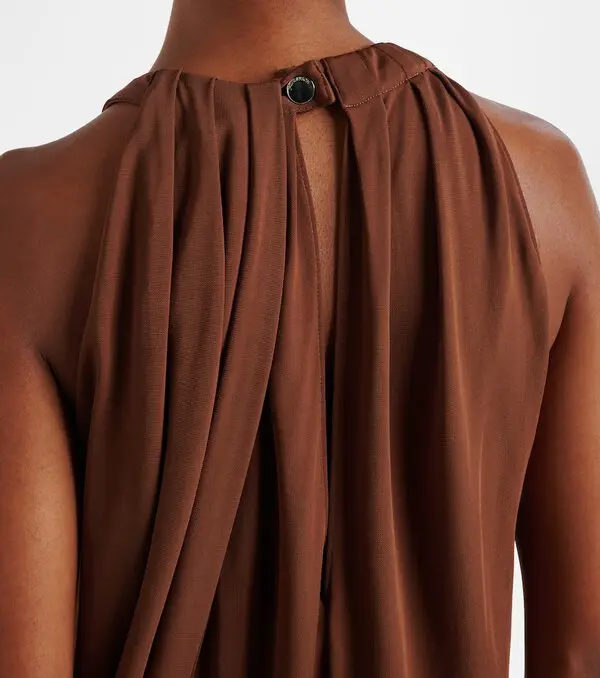 JW Anderson Draped Halterneck Crepe Top