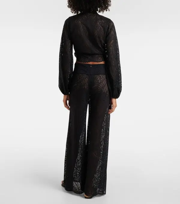 ALEXANDRA MIRO Tabitha Lace Top - Black