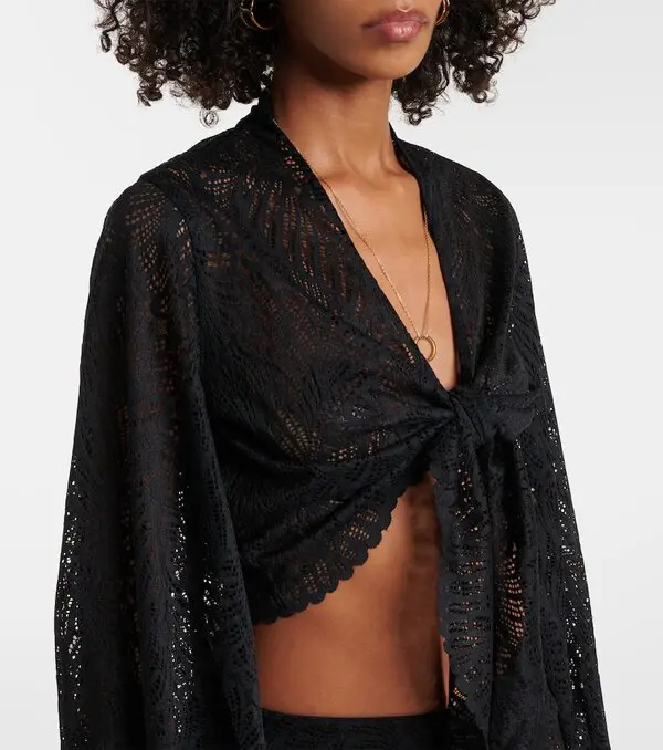 ALEXANDRA MIRO Tabitha Lace Top - Black