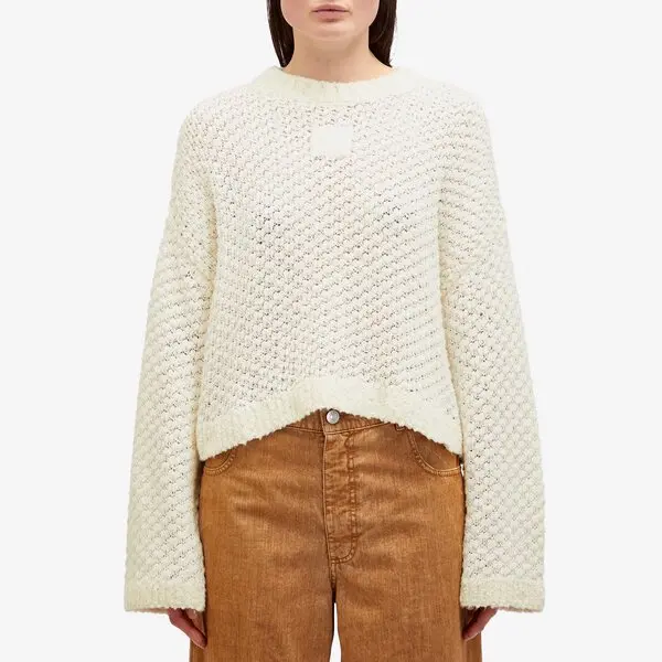 JW Anderson Cropped Open Stitch Pullover