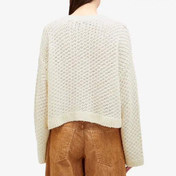 JW Anderson Cropped Open Stitch Pullover