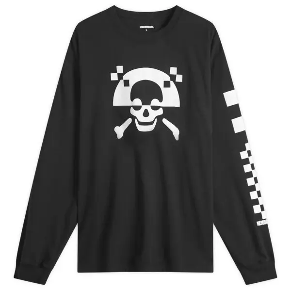 Neighborhood Ls-5 Long Sleeve T-Shirt In Black - 25% Off