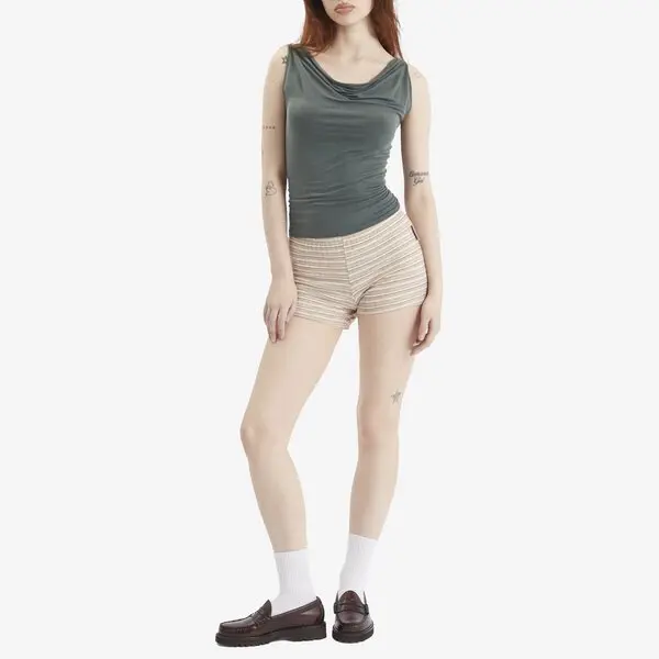PEACHY DEN Kylie Top Exclusive - Emerald