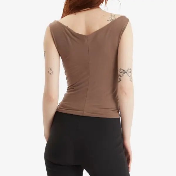 PEACHY DEN Kylie Top - Mocha