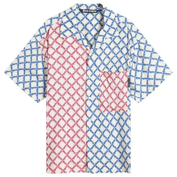 Palm Angels Net Logo Vacation Shirt - Multi