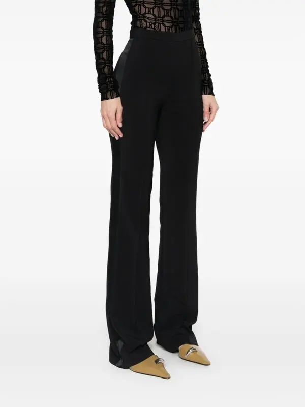 Elisabetta Franchi Seam-detail Trousers - Black