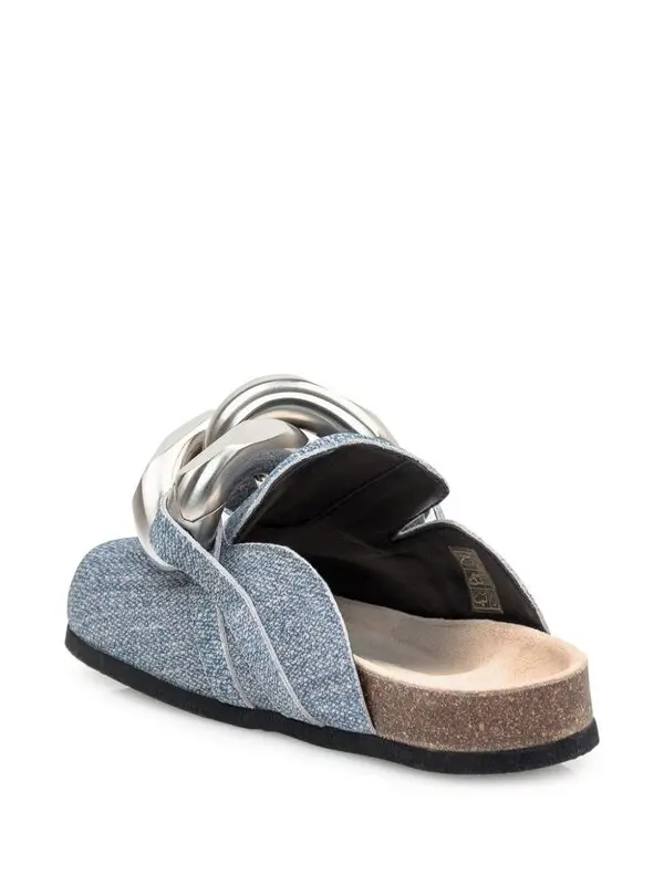 JW Anderson Chain-detail Mules - Blue