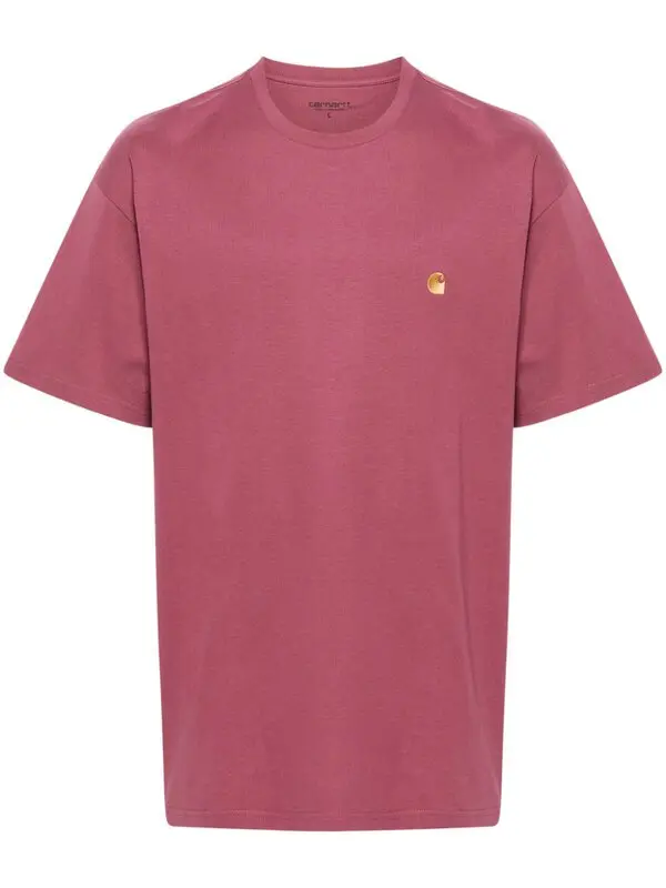 Carhartt Work In Progress Chase Logo-embroidered T-shirt - Pink