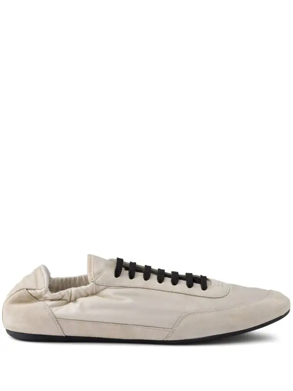 Prada Re-nylon Suede Sneakers - Neutrals