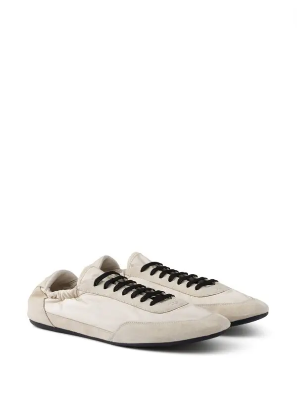 Prada Re-nylon Suede Sneakers - Neutrals