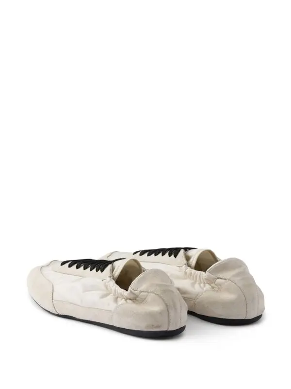Prada Re-nylon Suede Sneakers - Neutrals