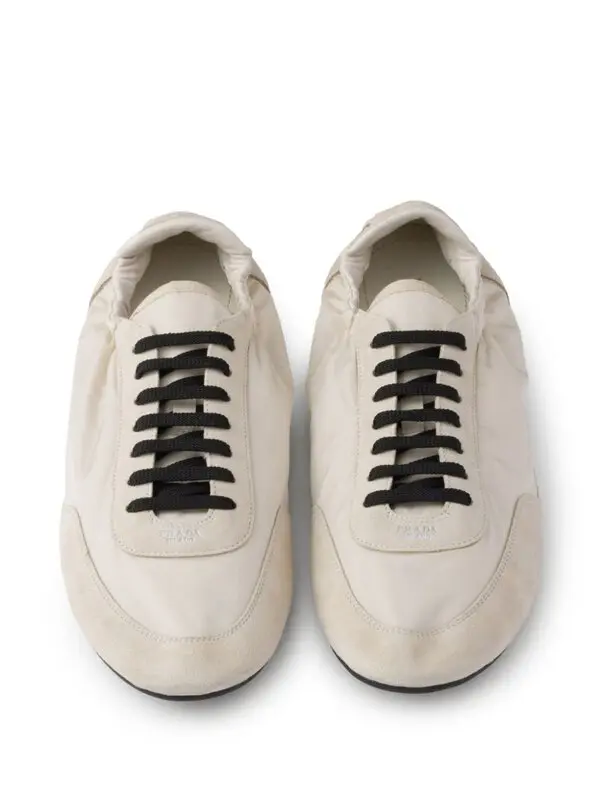 Prada Re-nylon Suede Sneakers - Neutrals