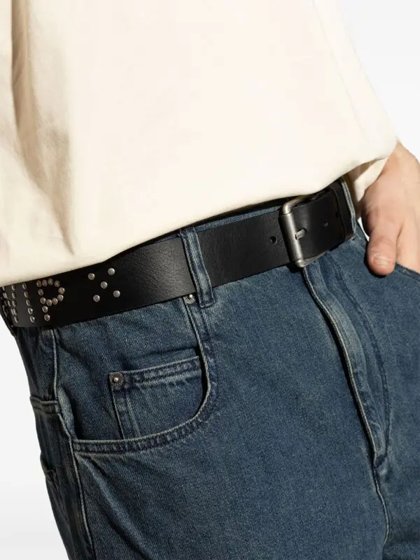 Carhartt Work In Progress Studded Leather Belt