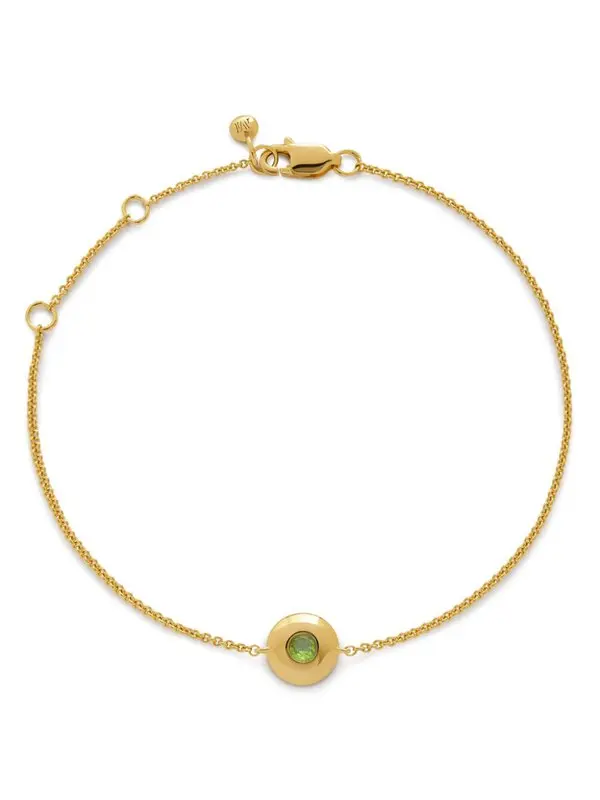 Monica Vinader 18kt Yellow Vermeil August Birthstone Bracelet - Gold