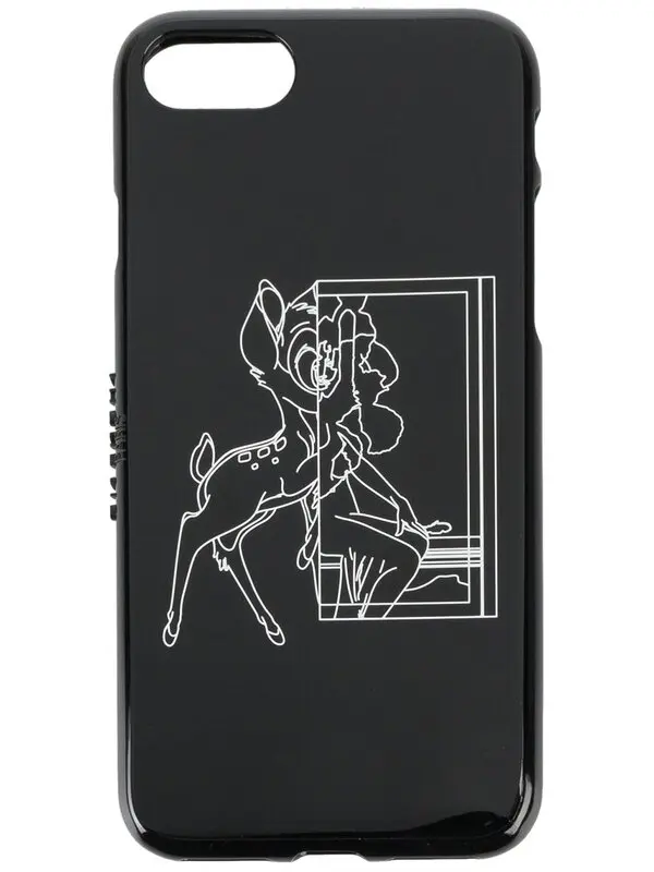 Givenchy Bambi Printed Iphone 7 Case - Black