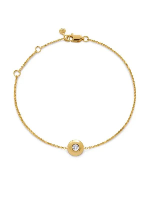 Monica Vinader 18kt Yellow Vermeil April Birthstone Bracelet - Gold