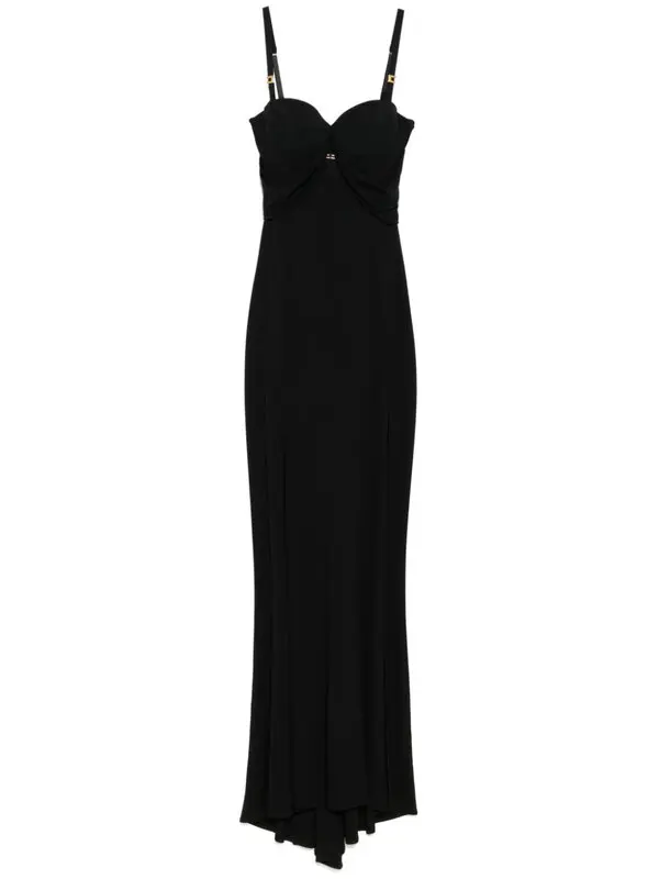 Elisabetta Franchi Red Carpet Crêpe Jersey Dress With Corset