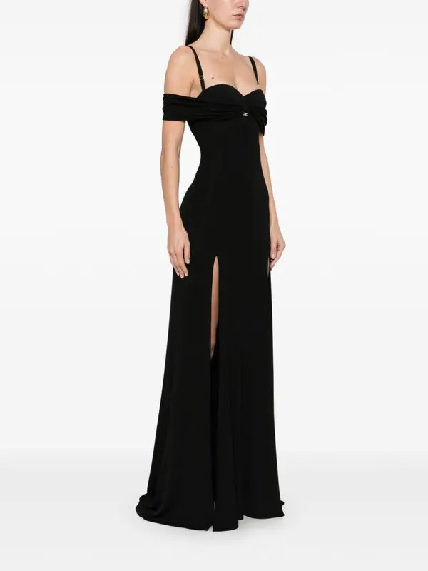 Elisabetta Franchi Red Carpet Crêpe Jersey Dress With Corset