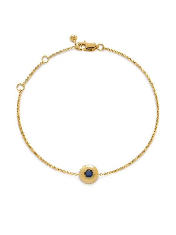 Monica Vinader 18kt Yellow Vermeil Sapphire Bracelet - Gold