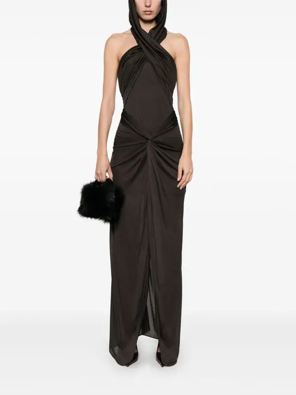 Giuseppe Di Morabito Draped Maxi Dress