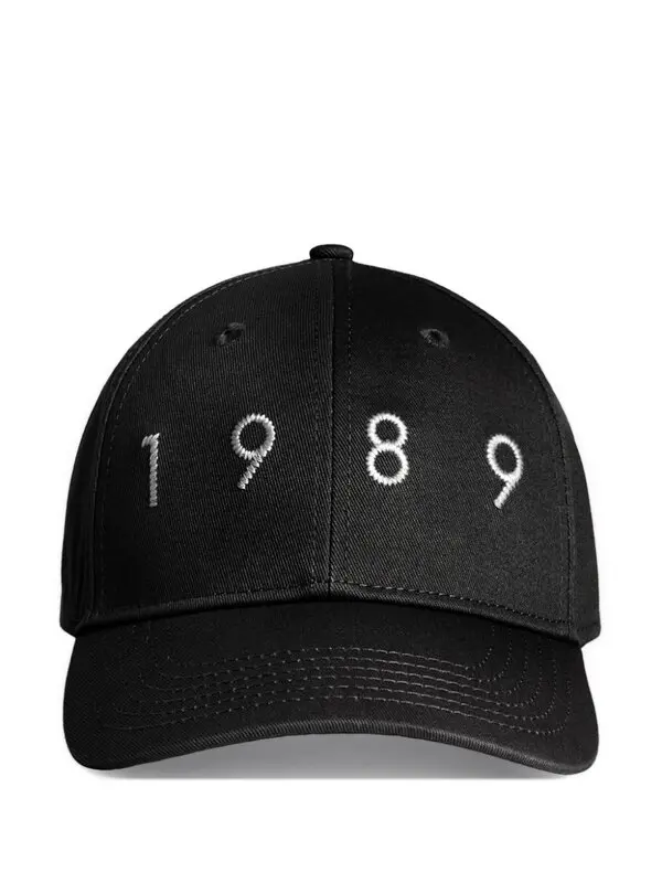 1989 STUDIO Logo-embroidered Cap - Black