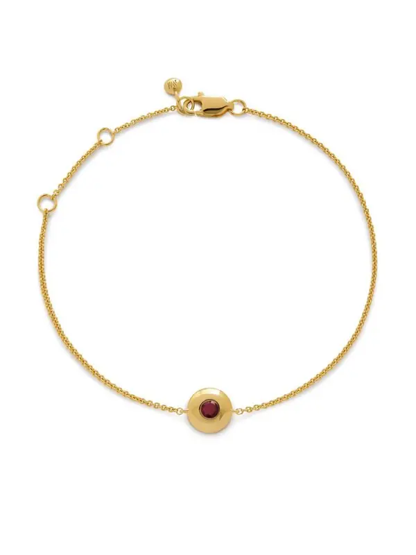 Monica Vinader 18kt Yellow Vermeil July Birthstone Bracelet - Gold