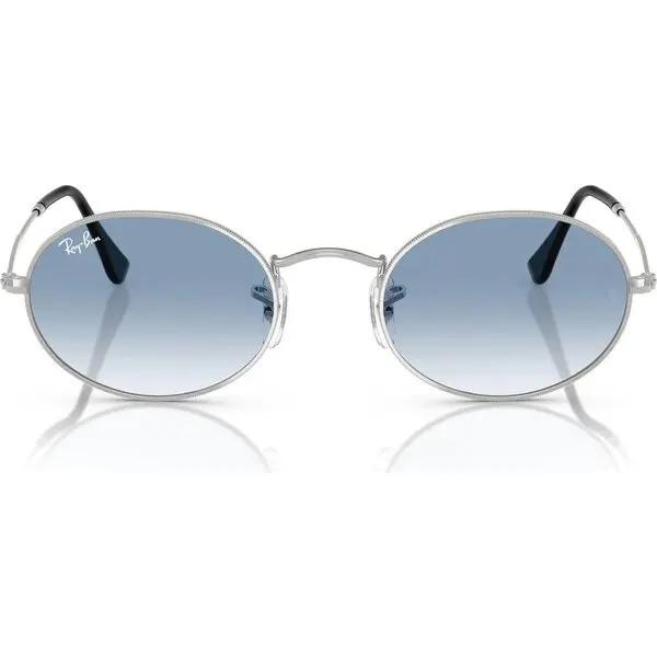Ray-ban 54mm Round Sunglasses - Silver