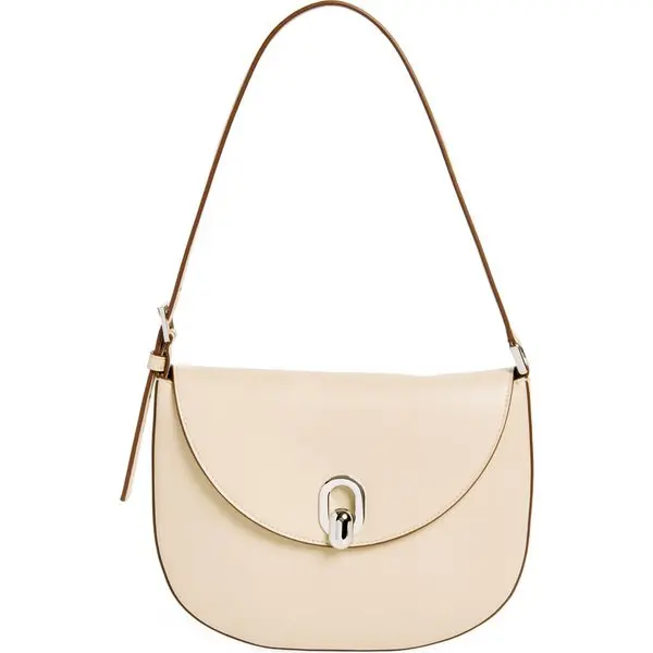 Savette Small Tondo Leather Hobo Bag