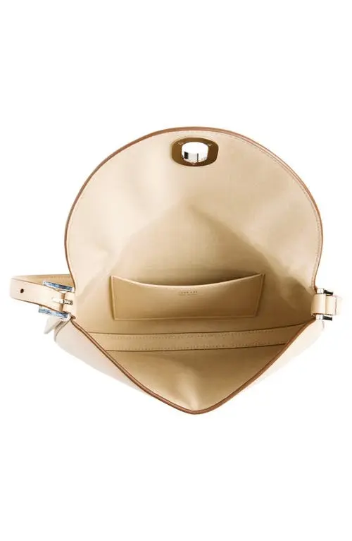 Savette Small Tondo Leather Hobo Bag - Bone