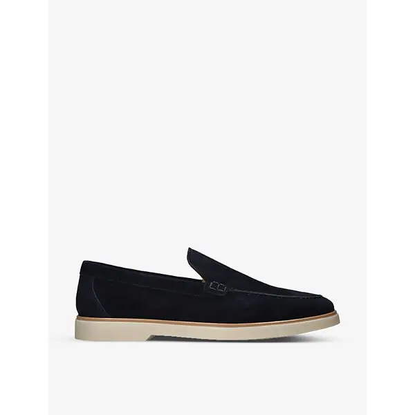 Magnanni Altea Suede Loafers - Navy