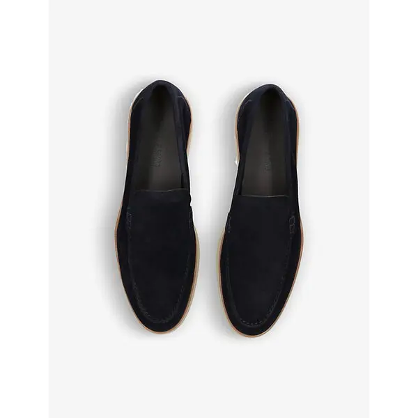 Magnanni Altea Suede Loafers - Navy