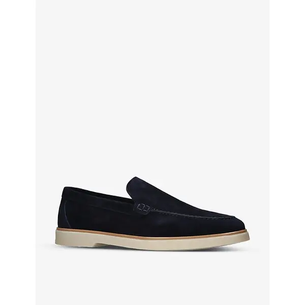 Magnanni Altea Suede Loafers - Navy