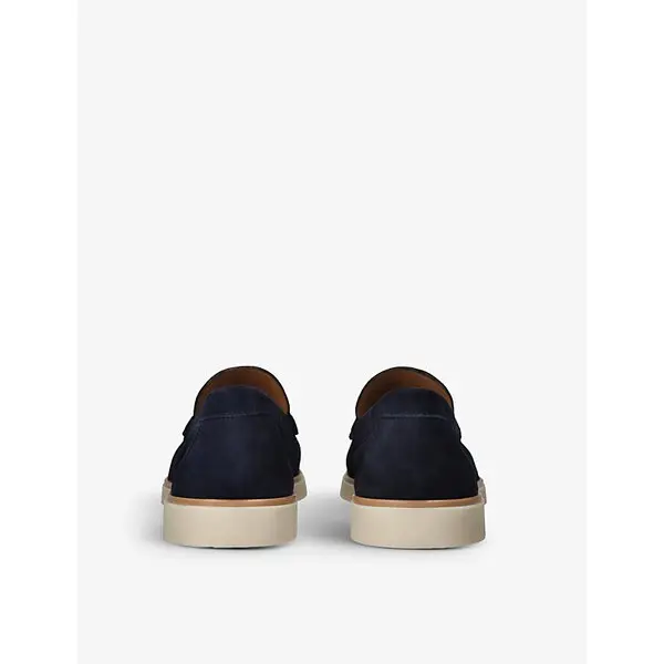 Magnanni Altea Suede Loafers - Navy