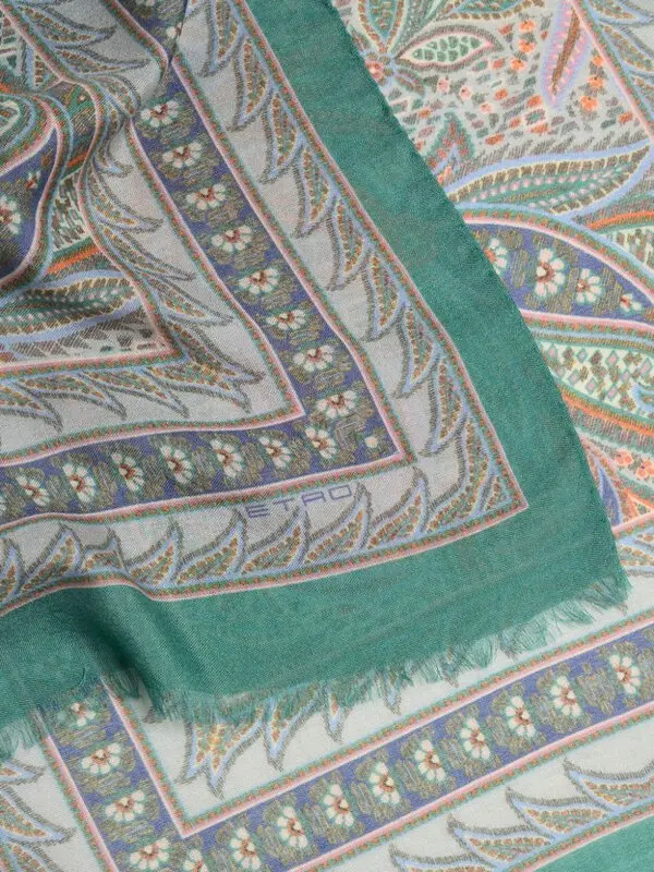 Etro Paisley-print Silk Scarf