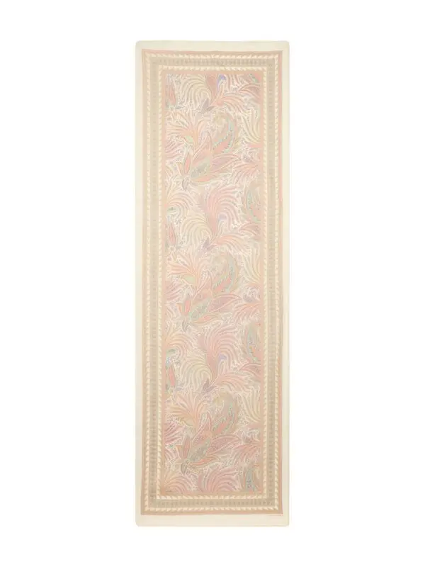 Etro Paisley-print Silk Scarf - Neutrals
