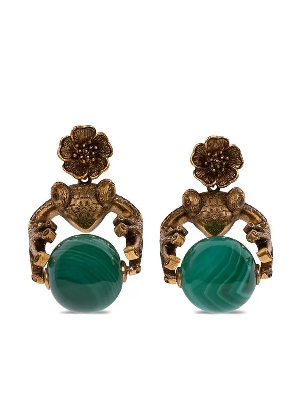 Etro Frog Earrings - Gold