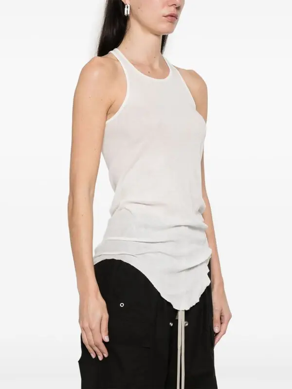 Rick Owens Fine-ribbed Tank Top