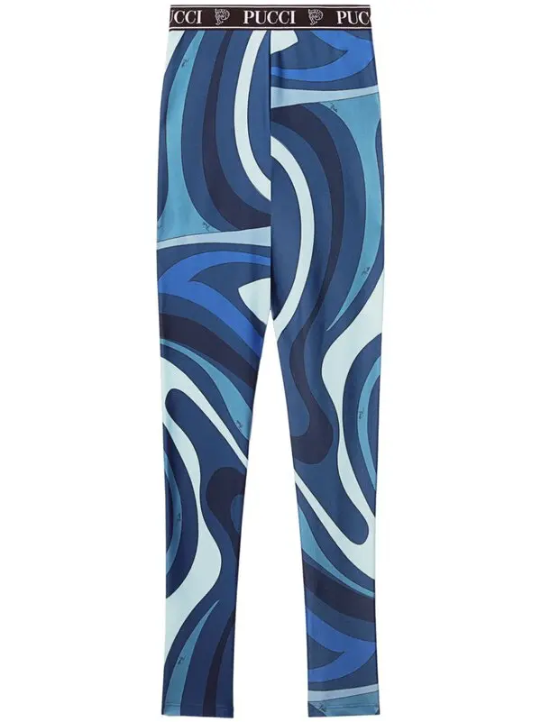 Emilio Pucci Marmo-print Leggings
