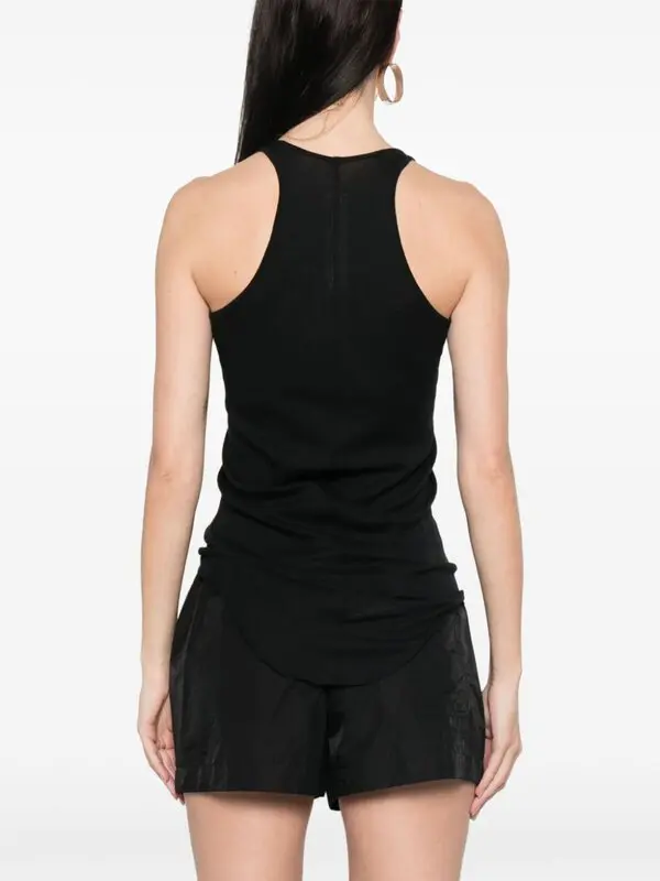 Rick Owens Cotton Tank Top - Black