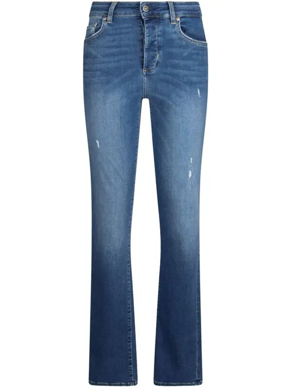 Liu Jo High-rise Straight-leg Jeans - Blue