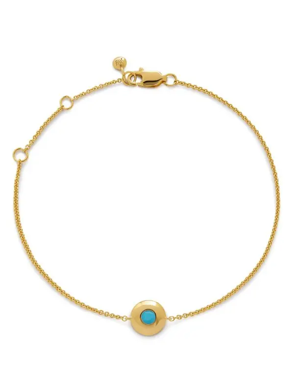 Monica Vinader 18kt Yellow Vermeil December Birthstone Bracelet - Gold