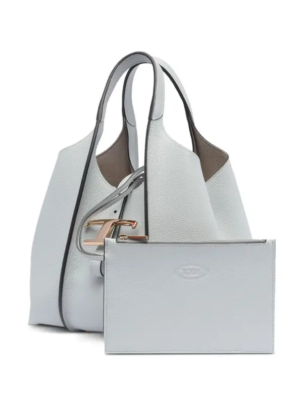 TOD'S T Timeless Mini Tote Bag - Grey