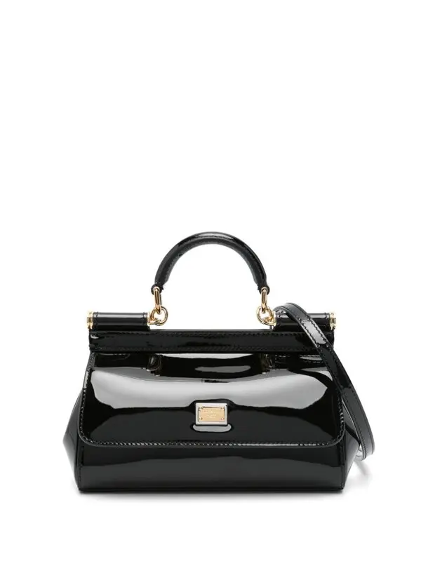 Dolce & Gabbana Mini Sicily Crossbody Bag - Black