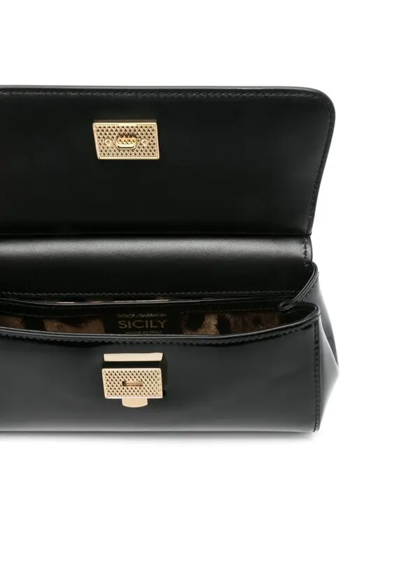 Dolce & Gabbana Mini Sicily Crossbody Bag - Black