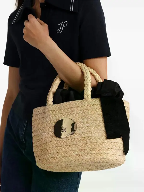 PATOU Raffia Tote - Neutrals