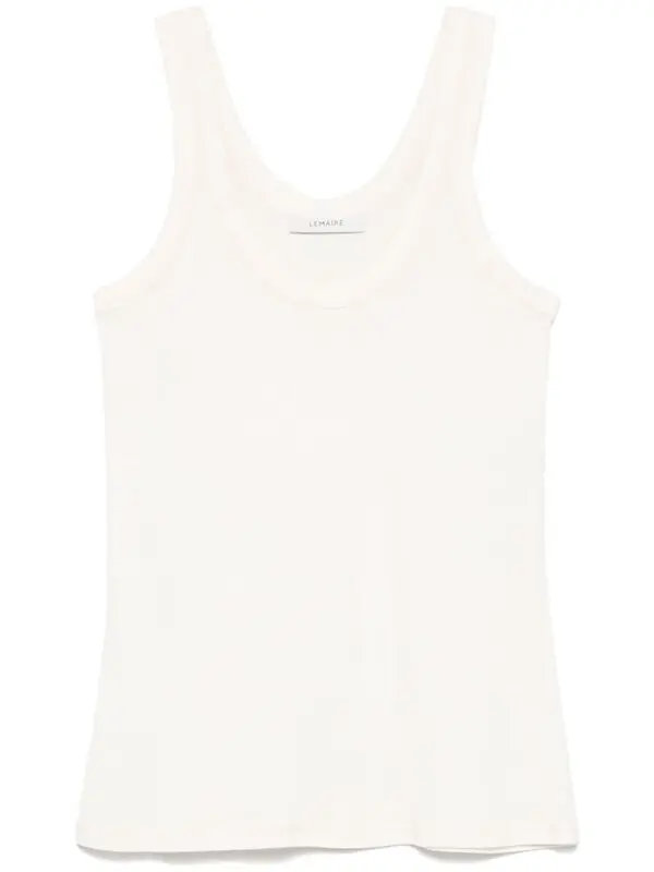 LEMAIRE Cotton Tank Top - Neutrals