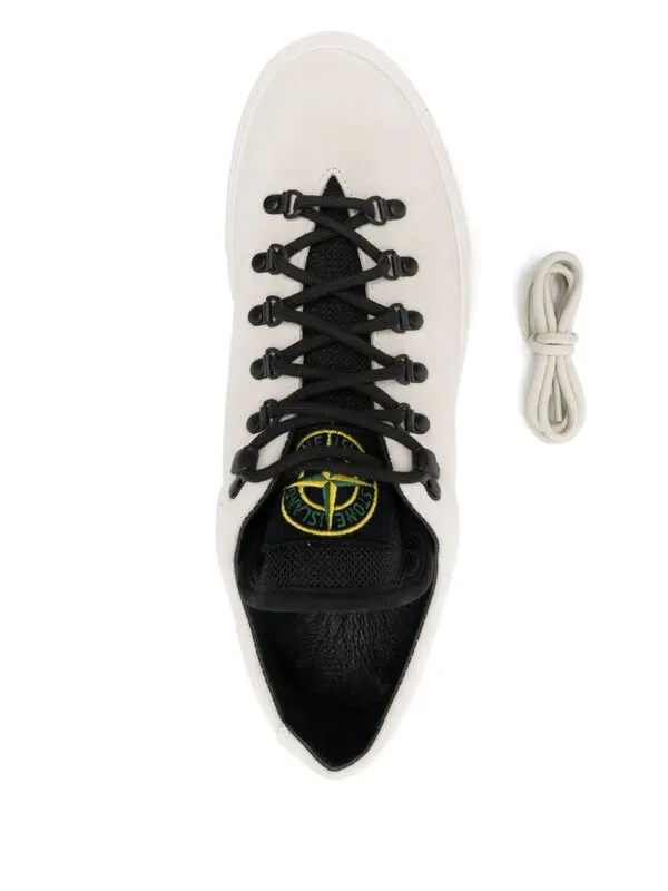 Stone Island Compass-patch Sneakers - Neutrals
