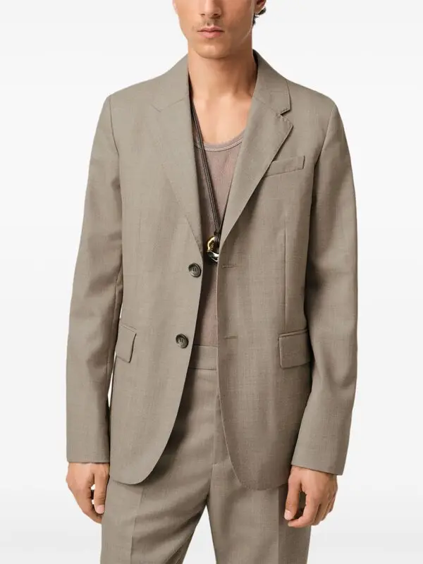 AMI Paris Wool Blazer - Neutrals