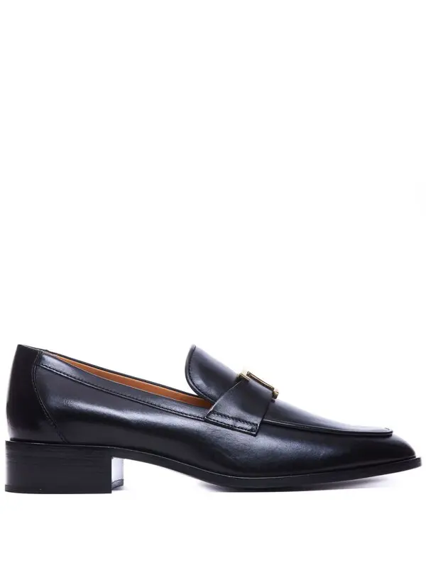 TOD'S T Plaque Loafers